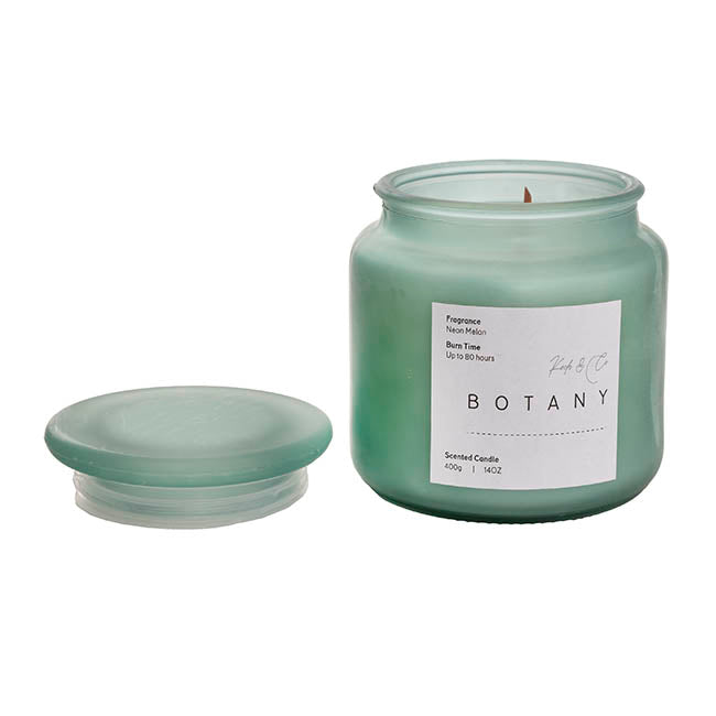Large Scented Candle Botany Jar - Neon Melon – Sproutopia
